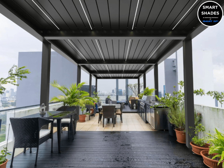 BioClimatic Pergola | Aluminum Lourve - Smart Shades
